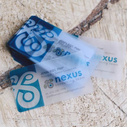 Frosted Business Cards - Ranali