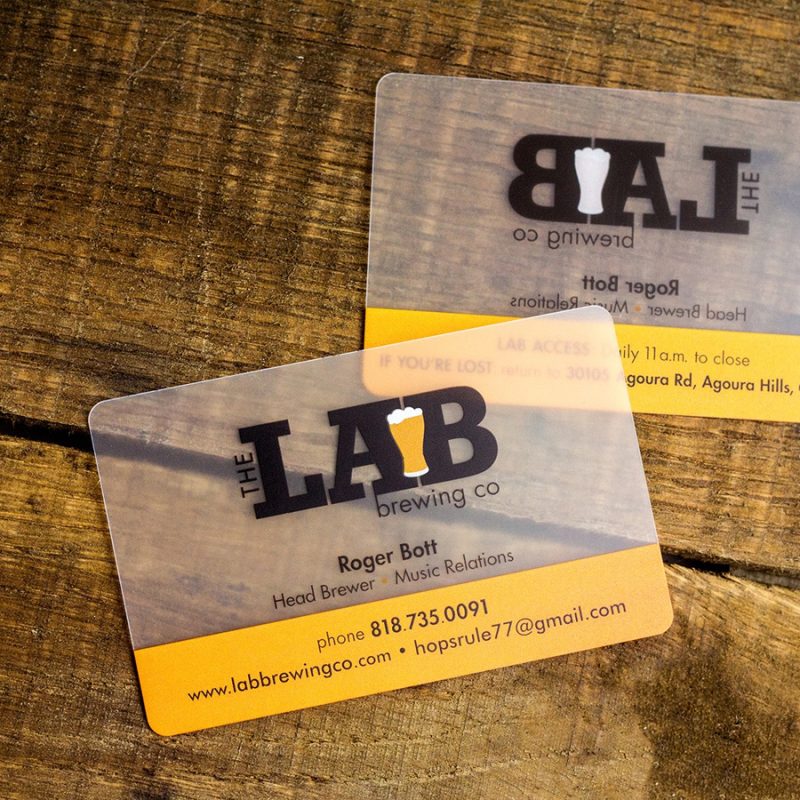 Frosted Business Cards - Ranali