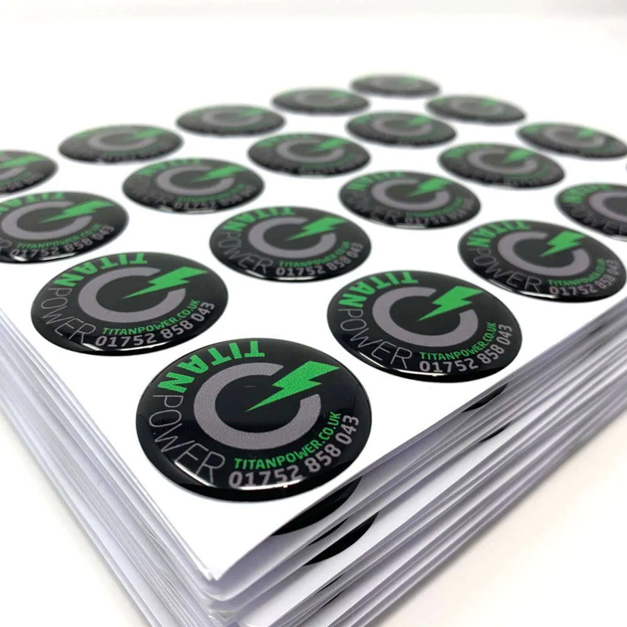 Domed 3D Stickers - Ranali