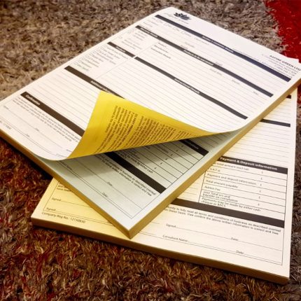 A4 Custom NCR Pad Printing - Ranali